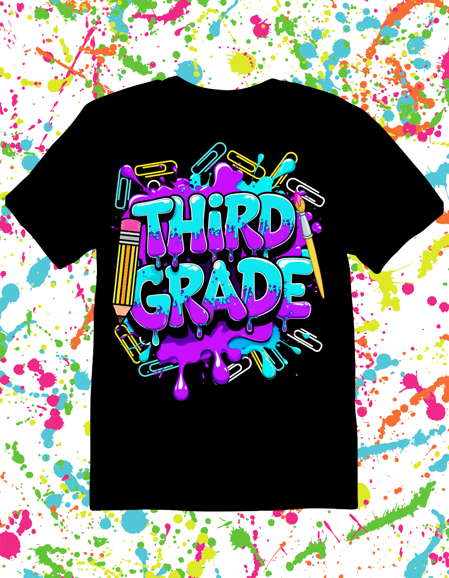 Third Grade-Splatter – New Beginnings