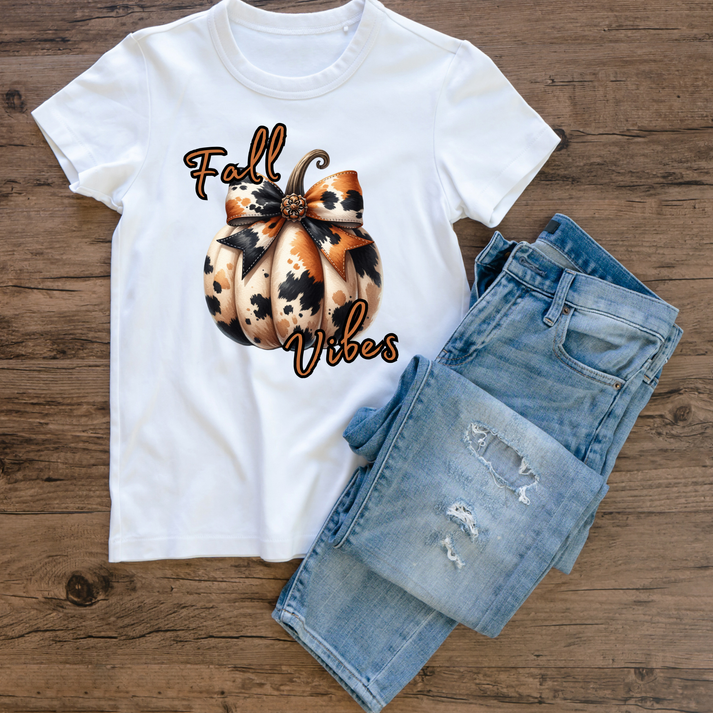 Cowhide Pumpkin Fall Vibes – New Beginnings